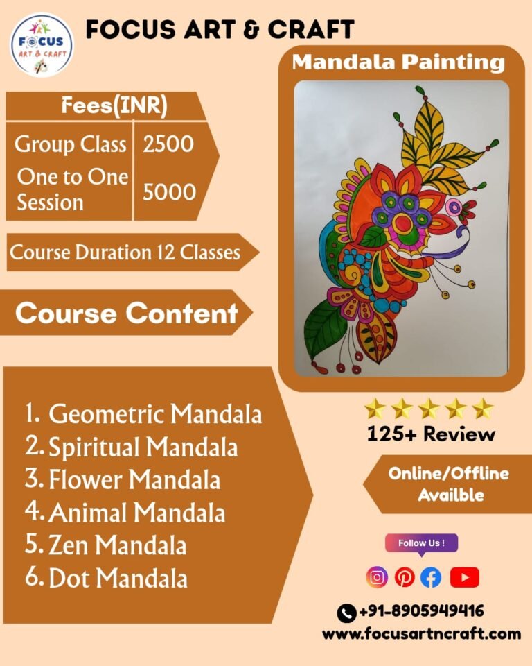 Mandala Painting – Focus Art & Craft Classes