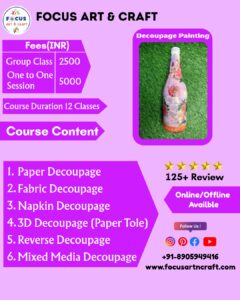 Decoupage – Focus Art & Craft Classes